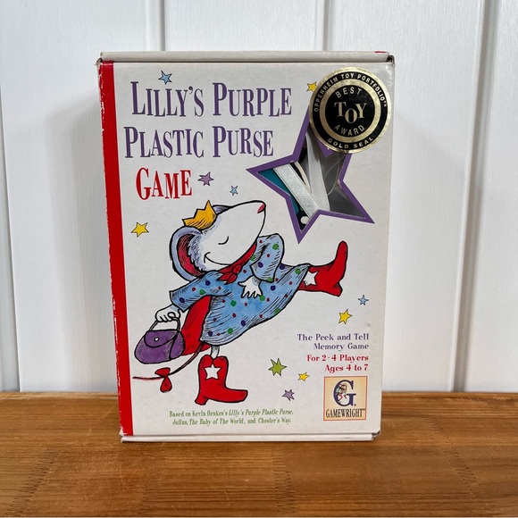 Other | Lillys Purple Plastic Purse Childrens Memory Game Complete ...